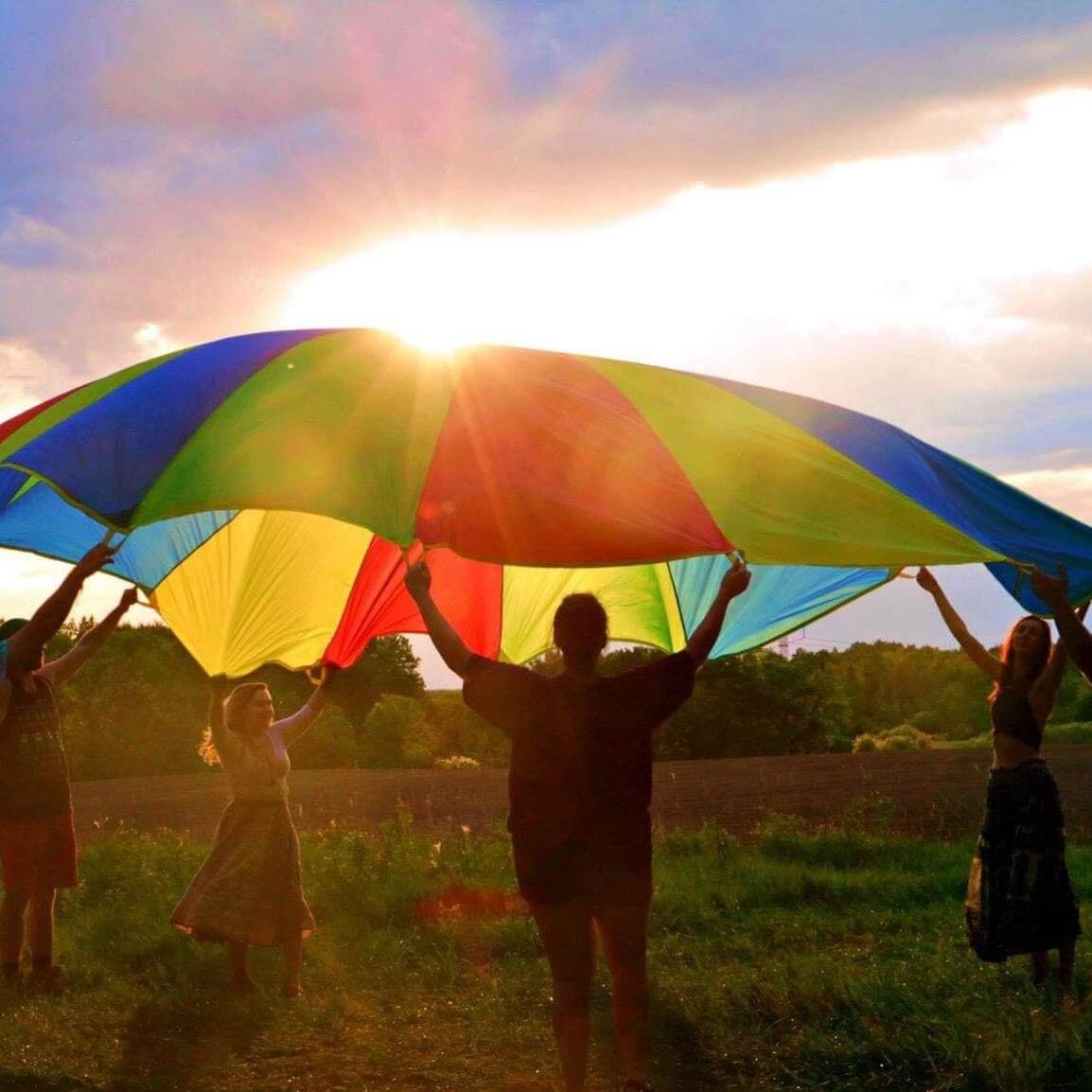 8 Easy Parachute Games - Real Fun For All Ages | Fun-stuff-to-do