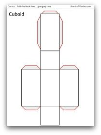 3d Square Template Printable